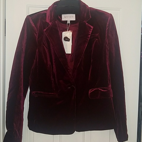 Lucy Paris | Jackets & Coats | Lucy Paris Velvet Jacket | Poshmark